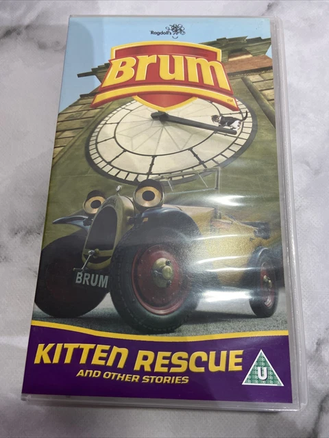 BRUM VHS VIDEO Children’s Kids Retro BRUM KITTEN RESCUE + Other Stories ...