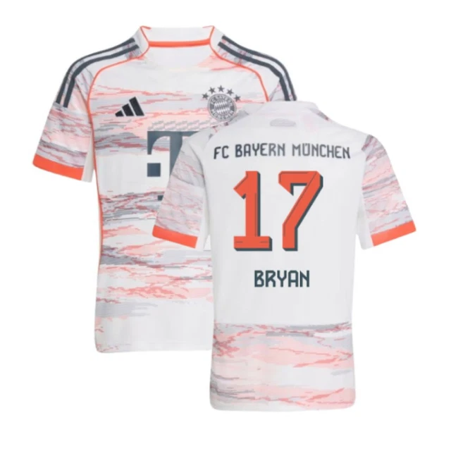 2025-2026 BAYERN MUNICH Away Shirt (Kids) (Bryan 17) £69.99 - PicClick UK