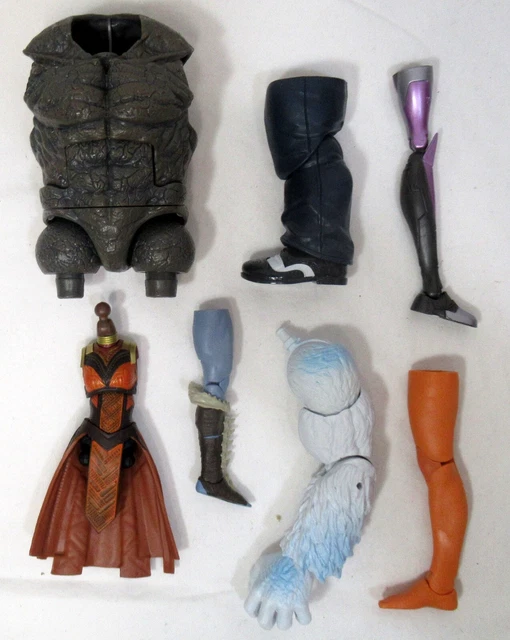 HASBRO MARVEL LEYENDA Build-a-Figure Partes Rhino Wendigo Tri Centinela ...