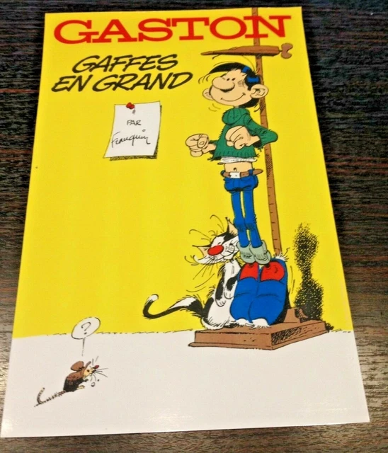 EX LIBRIS GASTON Lagaffe Franquin Spirou 30X20 EUR 4,99 - PicClick FR