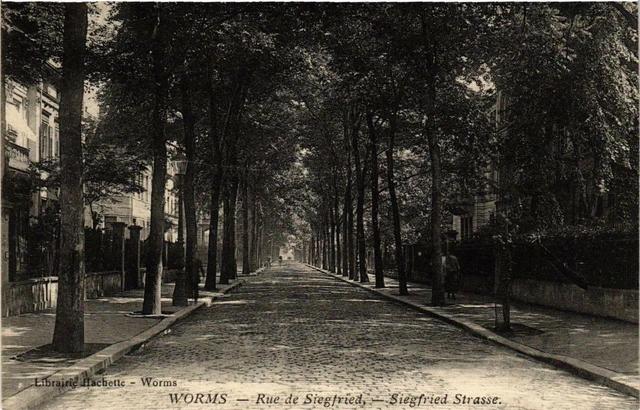 CPA AK WORMS- Siegfried Strasse GERMANY (886080) EUR 6,99 - PicClick FR