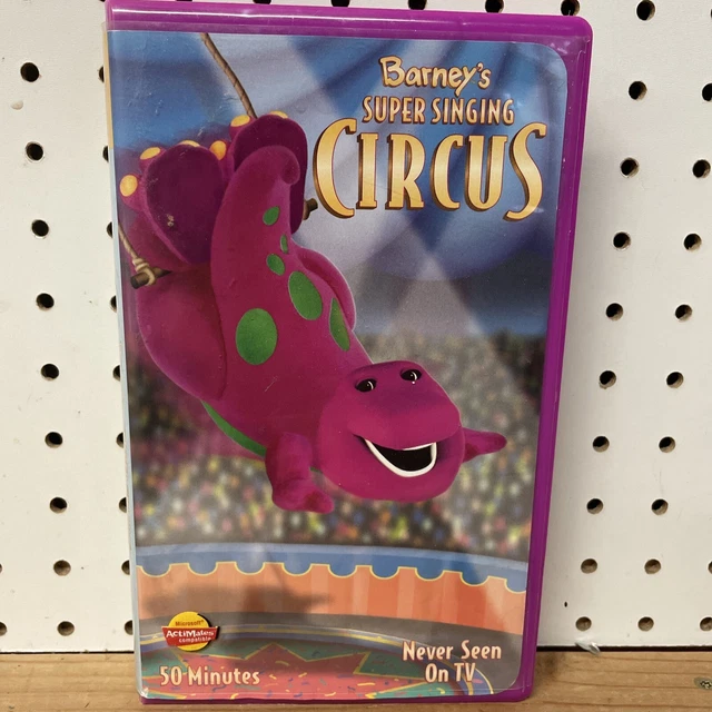 Barney Super Singing Circus Vhs 2000 1369 Picclick Ca