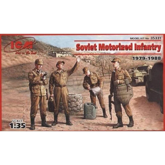SOVIET MOTORIZED INFANTRY (1979-1988)maquette Figurine Soviet Motorized ...