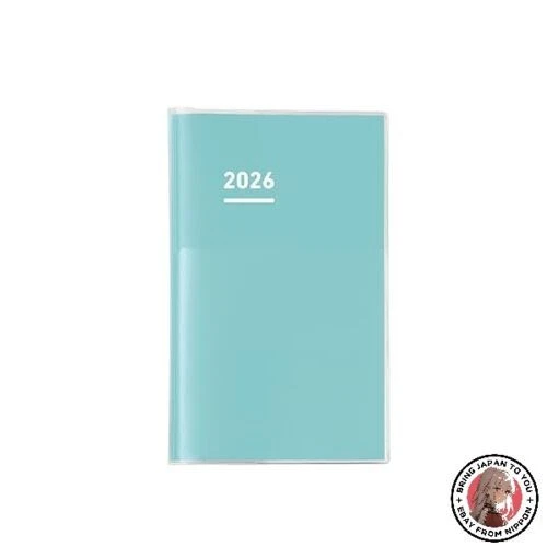 NEW KOKUYO JIBUN Techo DIARY mini 2026 Monthly/Weekly Planner B6 Slim ...