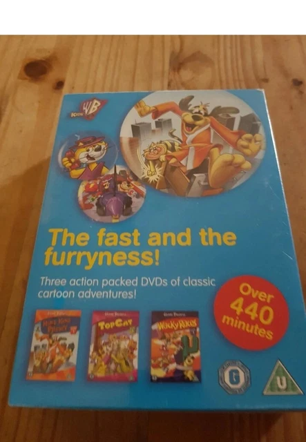 Hanna Barbera Triple Dvd Box Set Hong Kong Phooey Top Cat Wacky Racers