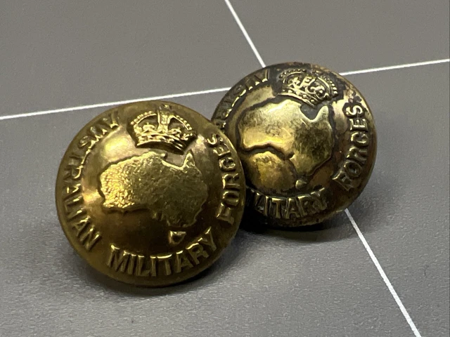 VINTAGE WW1 UNIFORM Buttons Australian Military Forces Anzac Aif Ww2 ... VINTAGE WW1 UNIFORM Buttons Australian Military Forces Anzac Aif Ww2 ...