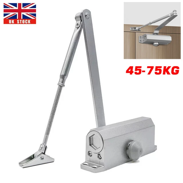 45-75KG HEAVY DUTY Fire Rated Overhead Door Closer Opener Adjustable ...