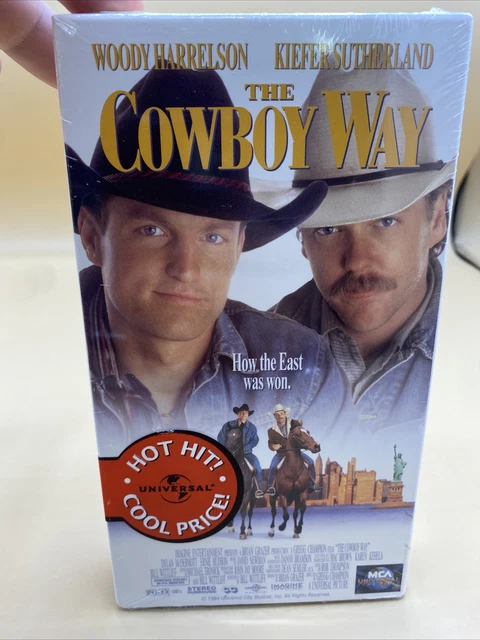 THE COWBOY WAY VHS VCR Woody Harrelson Kiefer Sutherland Comedy PG-13 ...