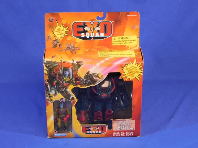 EXO-SQUAD SUB-SONIC SCOUT E-Frame With Marsala Figure 1995 Sealed ...