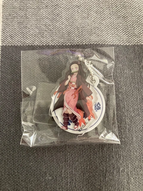 KURA SUSHI X Demon Slayer Nezuko Kamado Acrylic Stand Figure Keychain £ ...