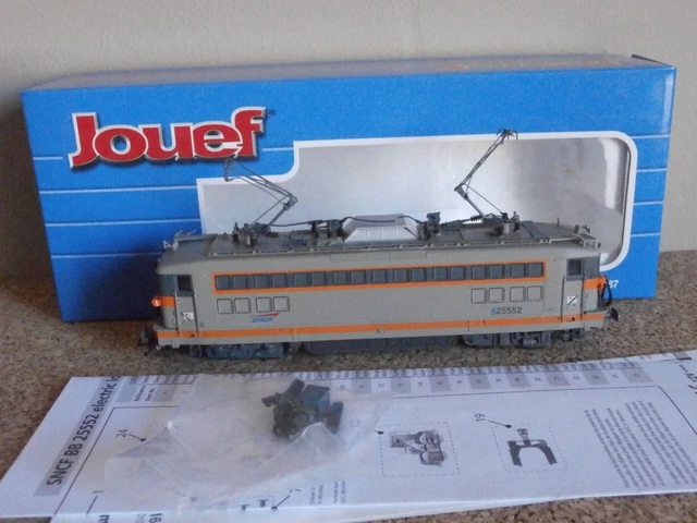 ECHELLE HO SNCF LOCOMOTIVE ELECTRIQUE BB 25552 livrée BETON JOUEF Ref HJ2055 EUR 105,88 ...