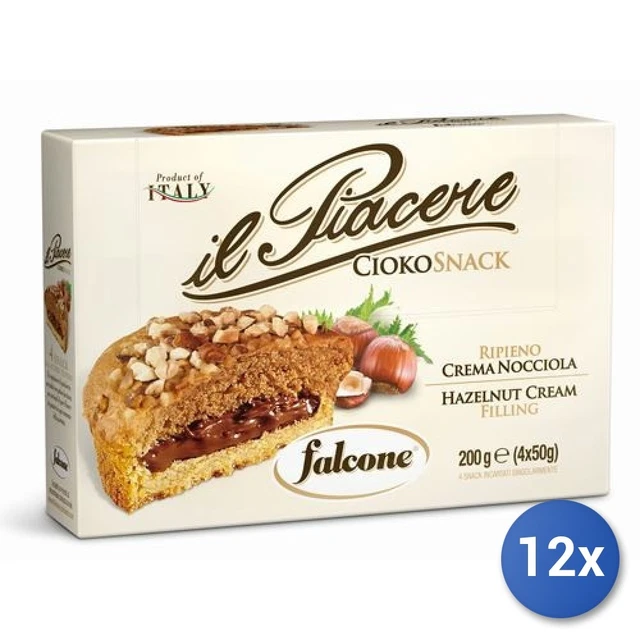 12X MULTIPACK Falcone Il Piacere Gianduia Nocciola Gr 60X4 EUR 53,99 ...