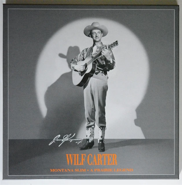 WILF CARTER MONTANA Slim - A Prairie Legend BEAR FAMILY 4xCD coffret ...