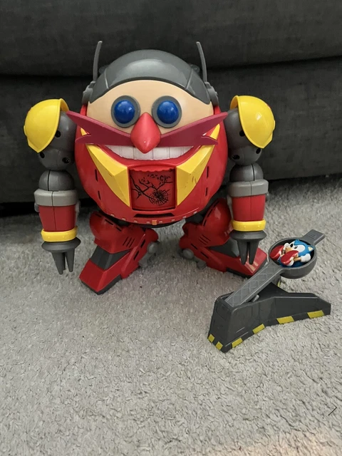 SONIC THE HEDGEHOG Dr Robotnik Giant Eggman Robot Battle Set 10 Inch ...