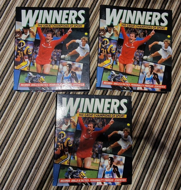 WINNERS THE GREAT Champions Of Sport Magazines Binders Marshall ...