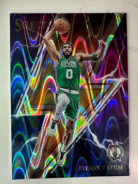 2023-24 PANINI SELECT NBA Jayson Tatum Thunder Lane Tectonic Prizm SP Celtics EUR 8,98 - PicClick IT