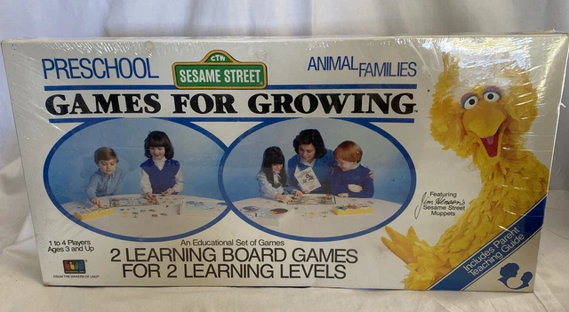 VINTAGE SEALED!!! SESAME Street - “Games For Growing” 1986 £44.87 ...