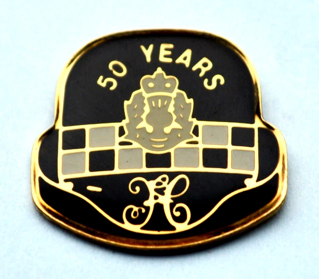 SCOTTISH POLICE 50 YEARS WPC CAP Tie/Lapel Pin Badge - Scotland Police ...
