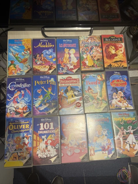 LOT DE 35 VHS Walt Disney Pixar EUR 40,00 - PicClick FR