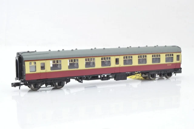 GRAHAM FARISH N Gauge - 374-050F BR Crimson & Cream MK1 SK Coach ...