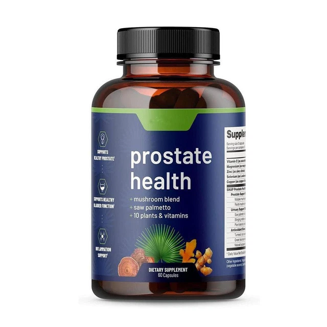 PROSTATE HEALTH CAPSULES Natural Support for Men's Wellness 60 Count ...