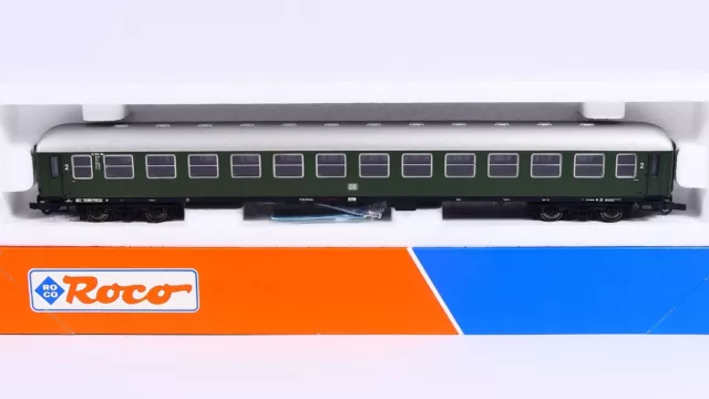 H0 DC ROCO 44740 Schnellzugwagen 2. Klasse der DB in OVP TOP #4E213 EUR ...