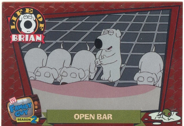 FAMILY GUY SEASON 2 The Life Of Brian Chase Card LB1 £1.29 - PicClick UK