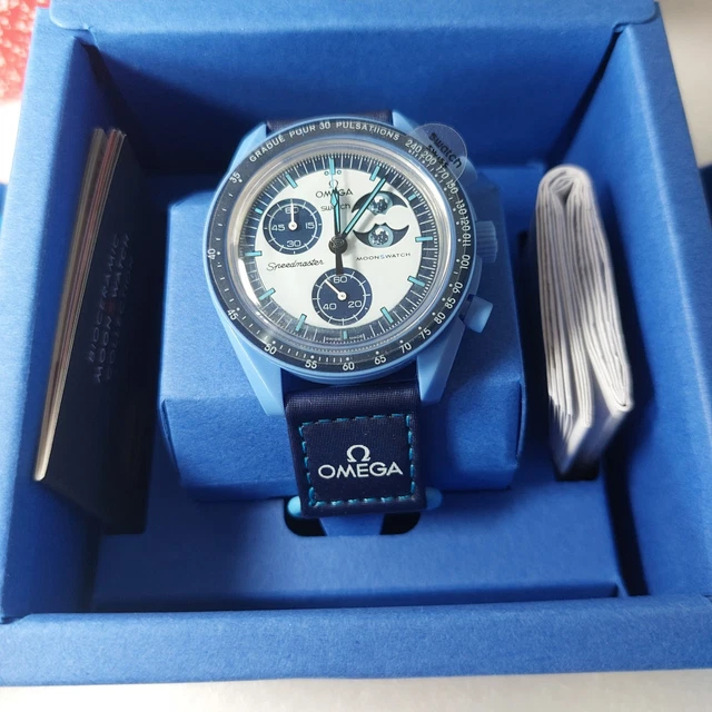 SWATCH OMEGA SPEEDMASTER Mission To The Super Blue Moonphase EUR 69,99 - PicClick IT