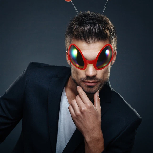 COUP DE TÊTE D'antenne Bandeau Extraterrestre Kit Bandeaux Et Lunettes ...