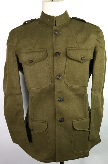 WWI US ARMY M1917 Wool Combat Field Tunic- Size Large 44R £235.22 ...