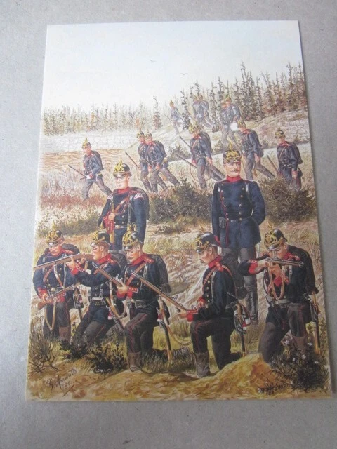 DEUTSCHE UNIFORMPOSTKARTE II Württembergisches Infanterie Regiment Nr ...