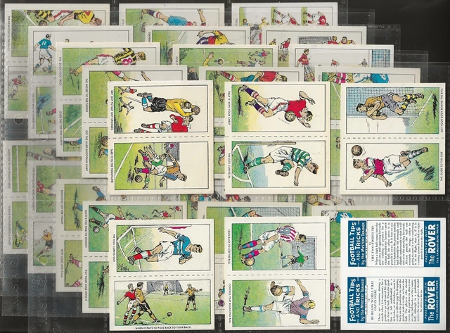 THOMSON (DC)-FULL SET- Football Tips And Tricks 1959 (64 Cards In Uncut ...
