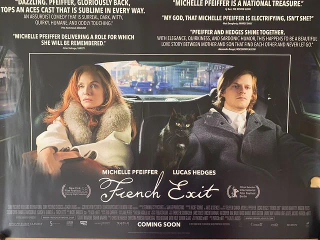 FRENCH EXIT UK D/S Quad Movie Poster 2021 MICHELLE PFEIFFER LUCAS ...