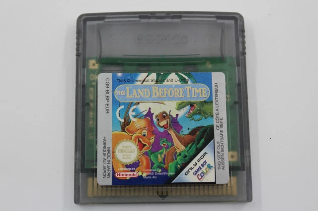 NINTENDO GAME BOY Color The Land Before Time Solo Cartucho Pal Eur EUR ...