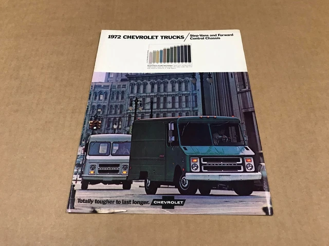 VINTAGE 1972 CHEVY Trucks Step-Vans & Forward-Control Chassis 7-Page ...