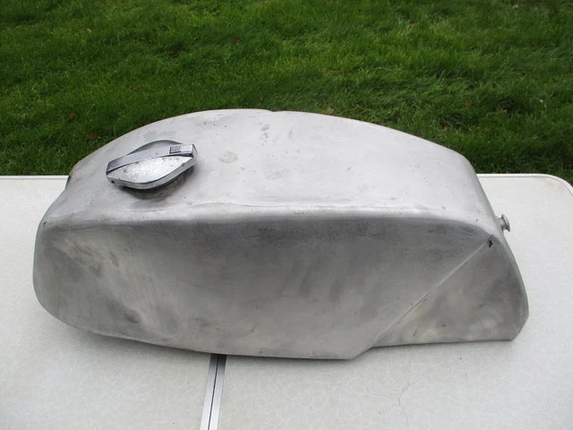 CAFE RACER ALUMINIUM petrol tank. Triumph BSA etc Alloy tank £42.32 ...