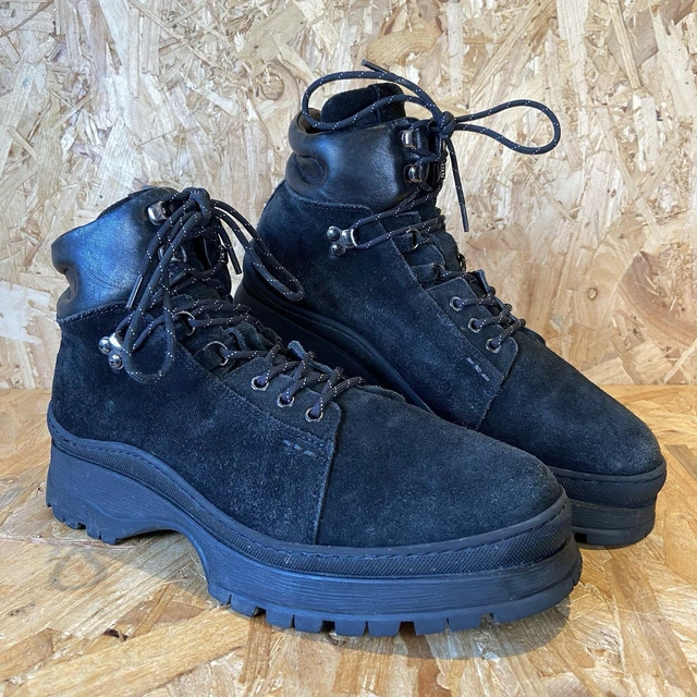 ALL SAINTS DONTE Nubuck Leather Boots Black - Mens EU 43 UK 9 £54.99 ...