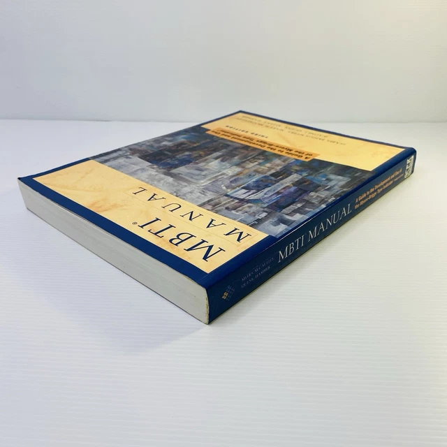 MBTI MANUAL MYERS-BRIGGS Type Indicator Third 3rd Ed 3E Personality Types Guide $38.00 - PicClick AU