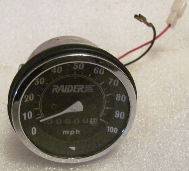 1970'S RAIDER SNOWMOBILE SPEEDOMETER GAUGE NOS UNUSED GENUINE ORIGNAL ...