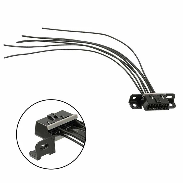 OBD2 SERIAL PORT Harness Connector Pigtail Data Link For Jeep Universal ...