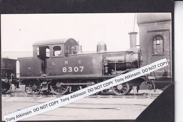 LNER - EX Great Eastern - F7 Class 2-4-2T No. 8307 - Vintage Image ...