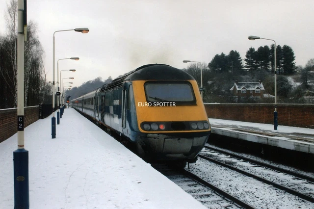 B63 35MM SLIDE Midland Mainline HST Class 43 43045 @ Chesterfield (2 ...