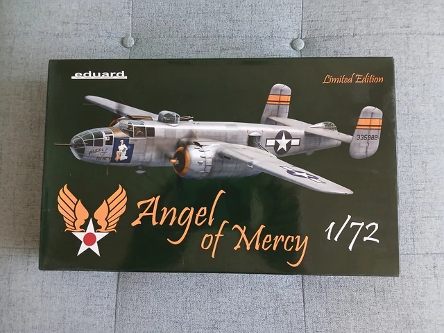 EDUARD B-25 MITCHELL "Angel of Mercy" Limited Edition #2140 1:72 Very ...