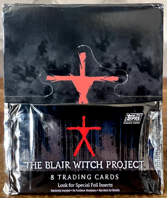 1999 TOPPS THE BLAIR WITCH PROJECT Horror Movie 🍿 PACK 8 Cards MINT ...
