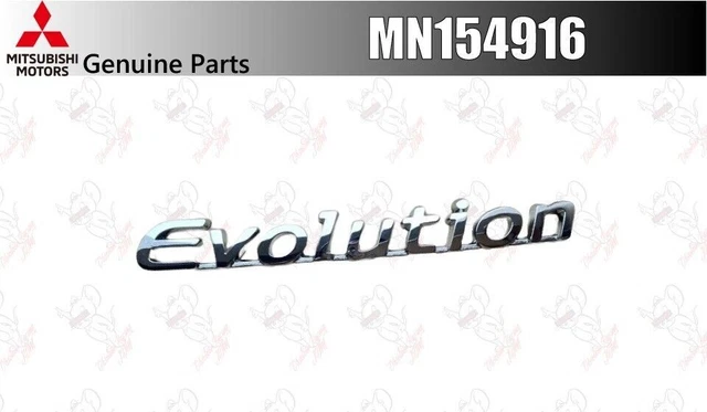 MITSUBISHI OEM EMBLÈME Budge MN154916 pour Lancer Evolution 8 9 Evo EUR ...