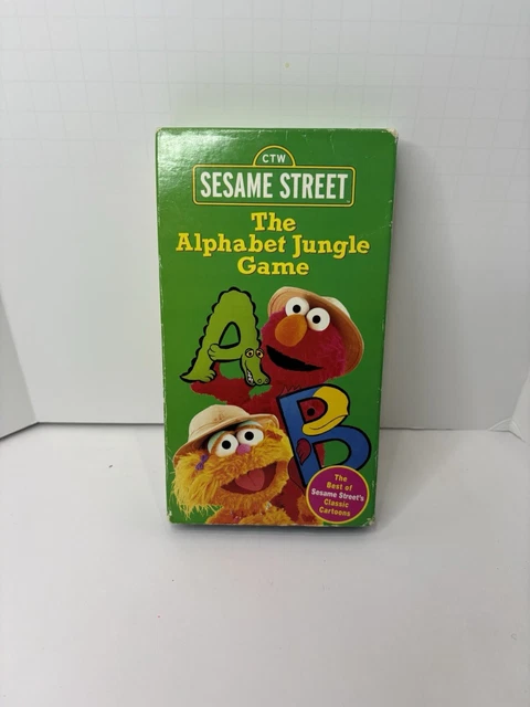 SESAME STREET - The Alphabet Jungle Game (VHS, 1998) £9.06 - PicClick UK