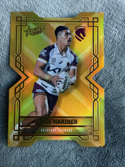 2026 NRL SELECT League Heroes Hobby Diecut Gold #137/250 Deine Mariner ...