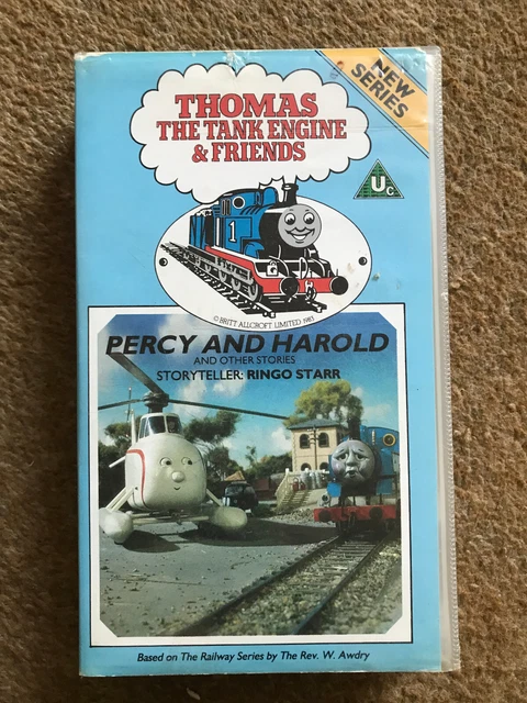 VINTAGE - THOMAS The Tank Engine - Percy et Harold VHS avec onglet ...