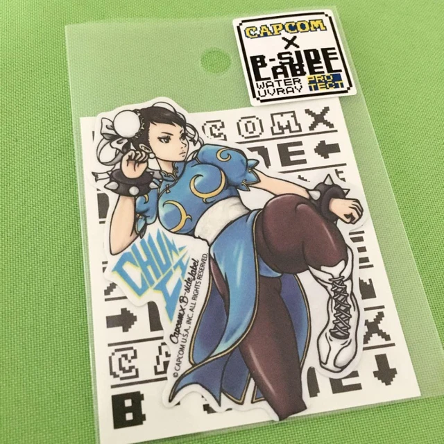 CAPCOM B-SIDE LABEL Sticker Chun-Li Kick £41.21 - PicClick UK