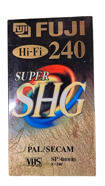 VHS-VIDEOCASSETTE FUJI HIFI 240 Super SHG EUR 5,00 - PicClick DE